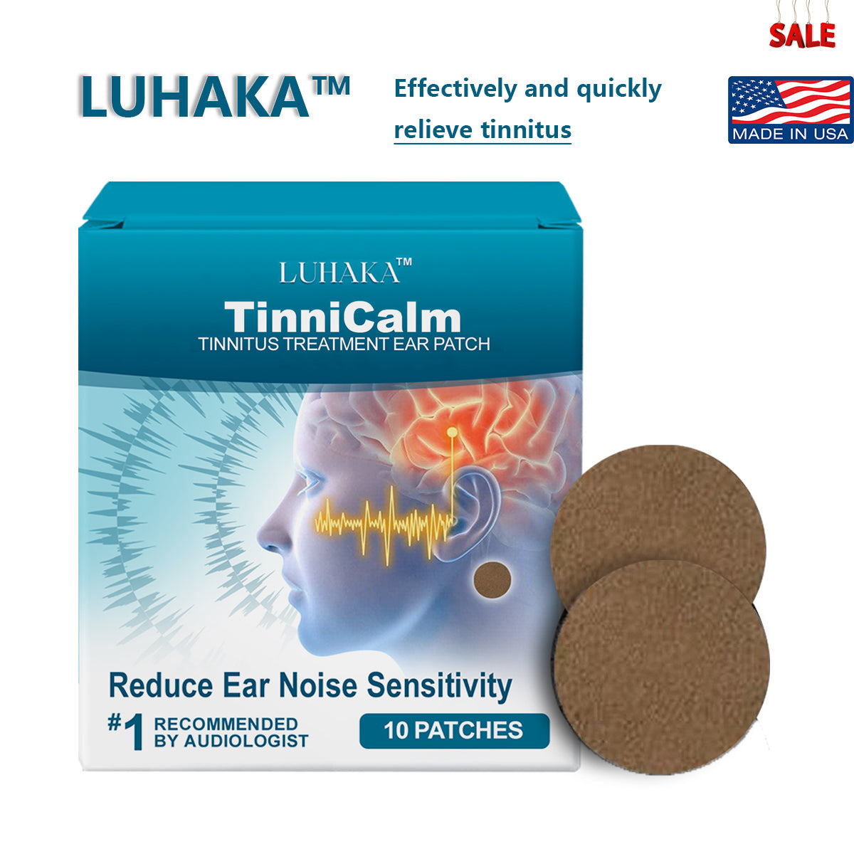 LUHAKA™ TinniCalm - Tinnitus Treatment Ear Patch – Bauvina